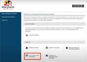 Filing Your Weekly Certification - Maryland Unemployment 2025